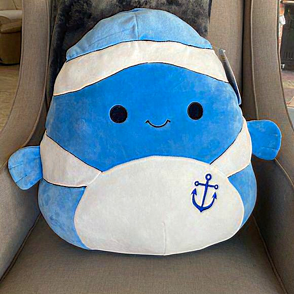 Kellytoy | Toys | Squishmallow6ricky The Clownfish Soft Blue Anchor ...